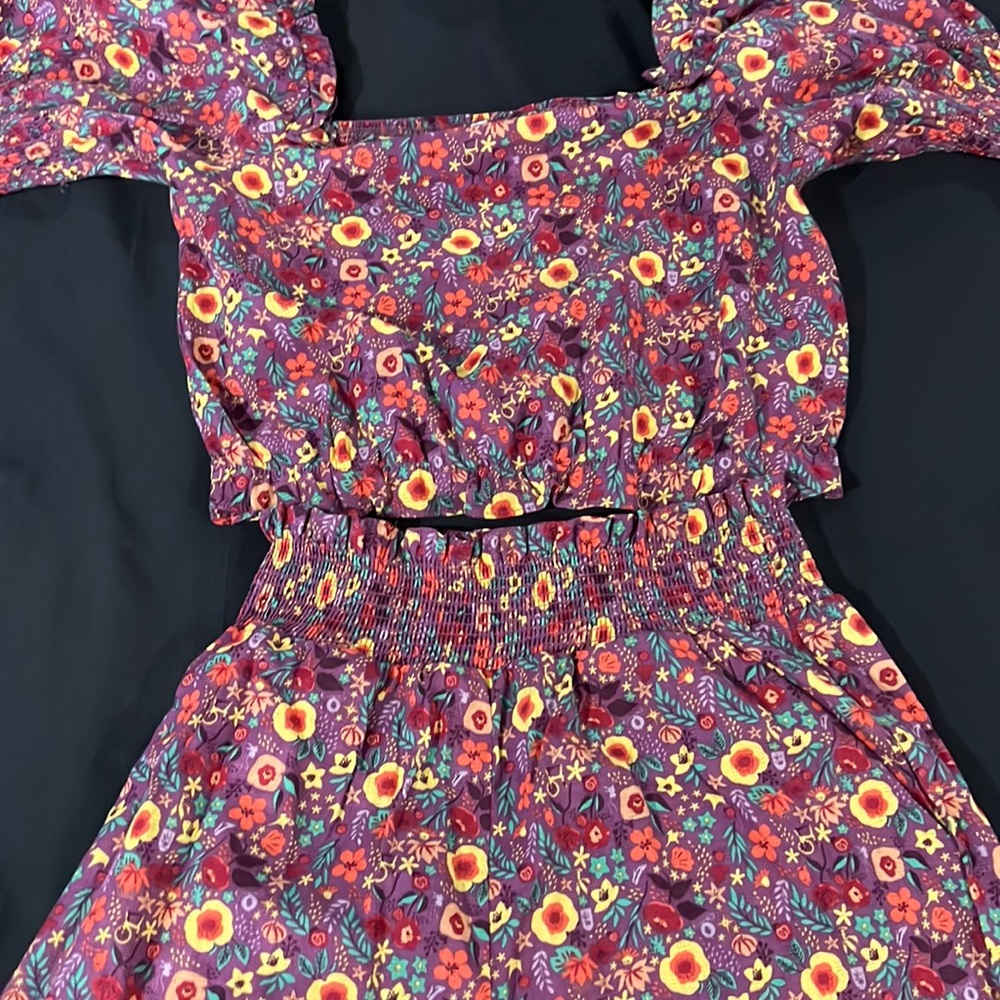 Disneys Princess Crop Top And Matching Shorts - Gem